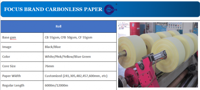 A Grade Blue and White Image CB/CFB/CF NCR Paper Carbonless Paper For ...