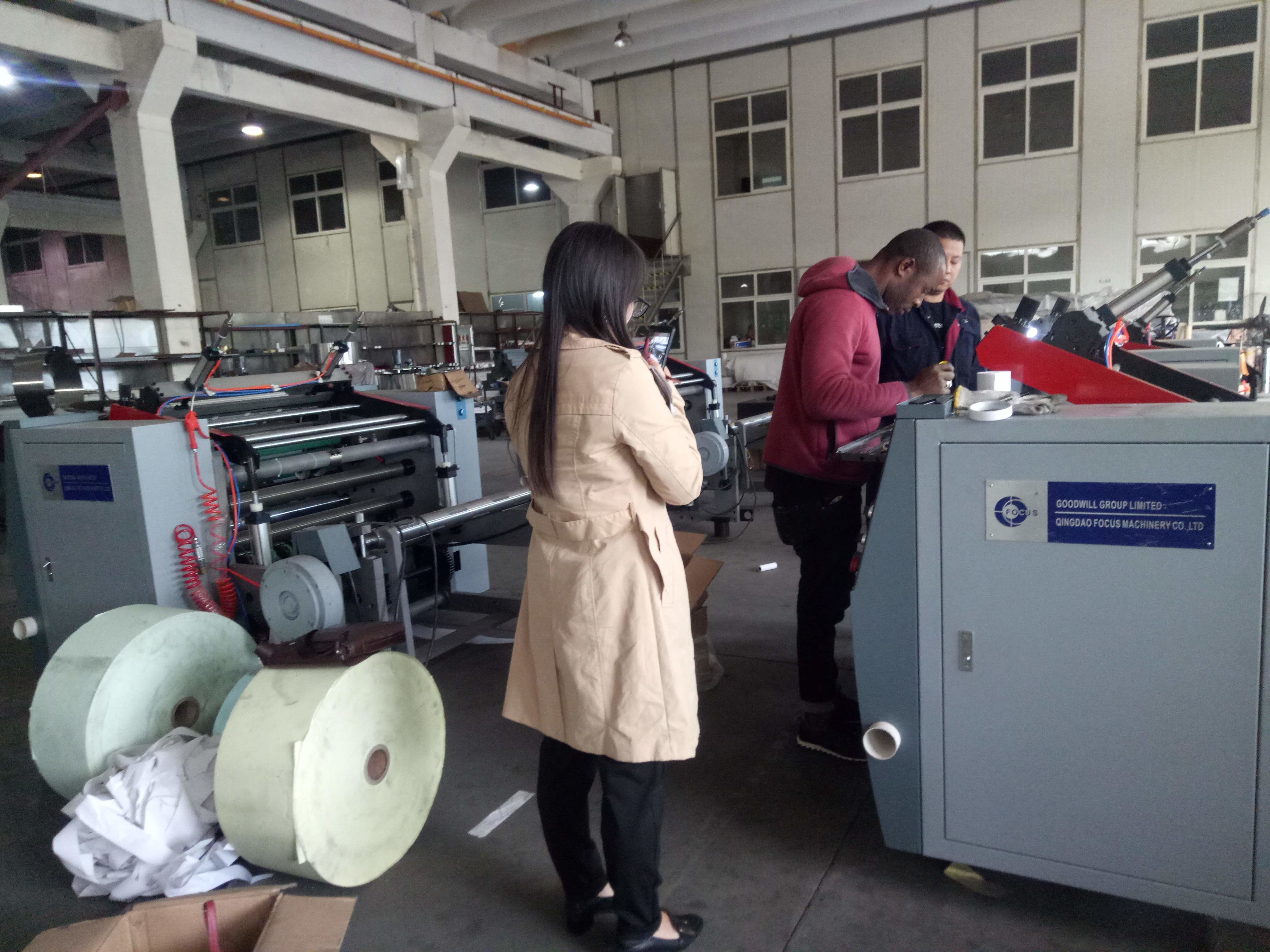 Automatic Marking Device Thermal Paper Converting Machine With Meter ...